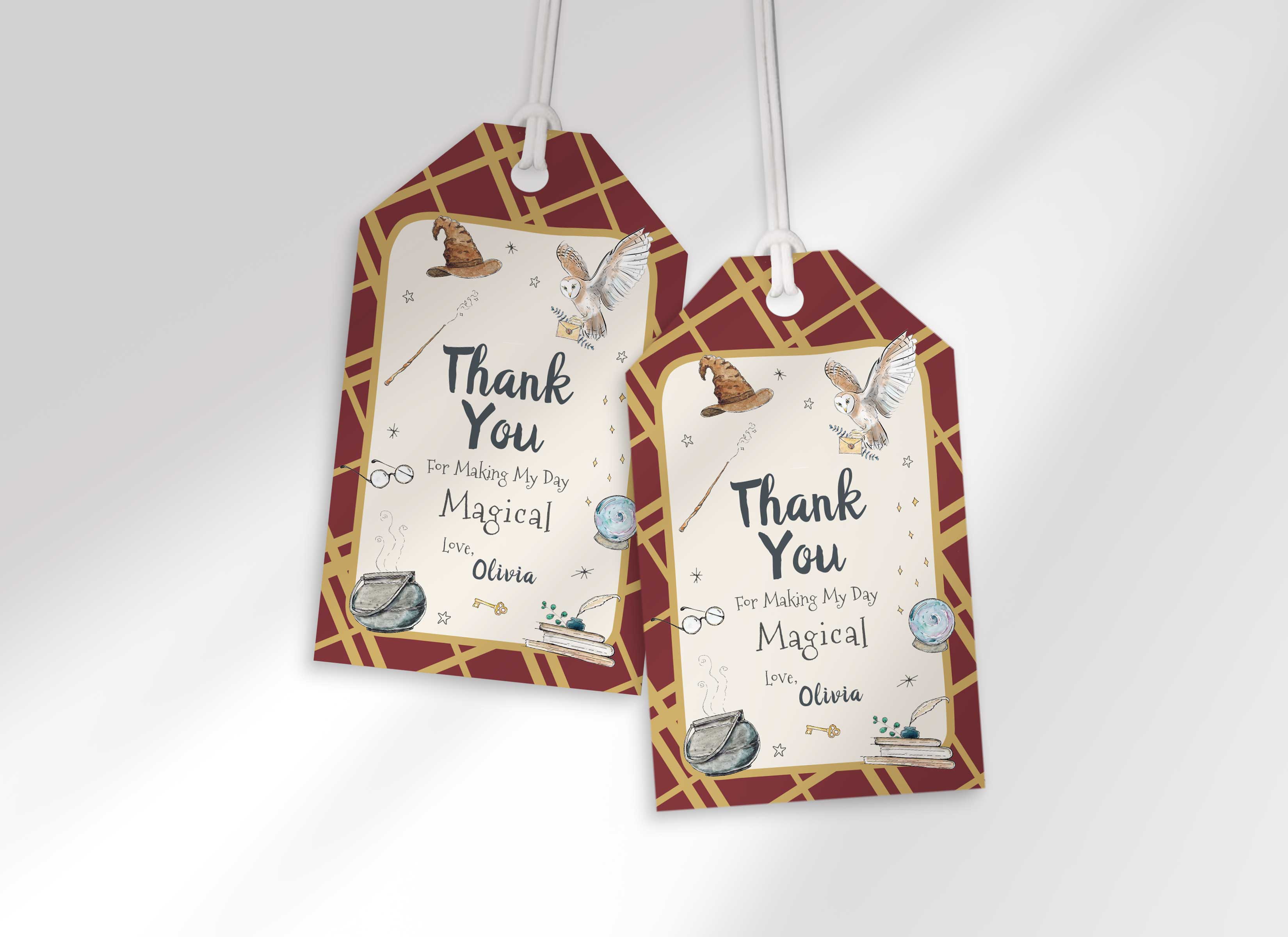 Wizard Party Favor Tags – Helia Design Co.