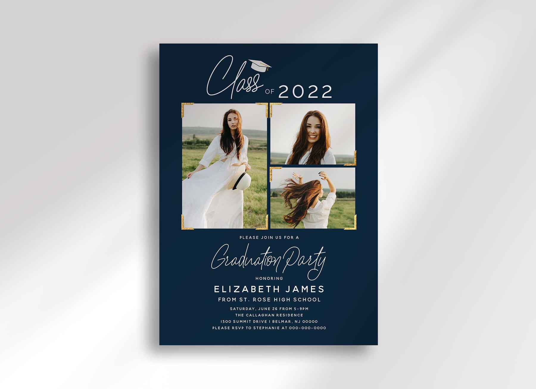 High School Graduation Invitations 2022 Templates